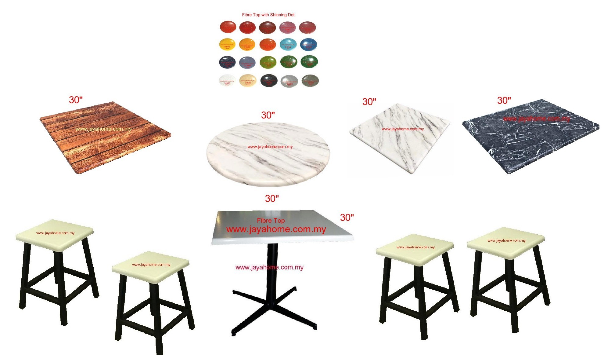 Kopitiam table / Kopitiam Marble Table / Marble Dining Table 咖啡店云石桌椅